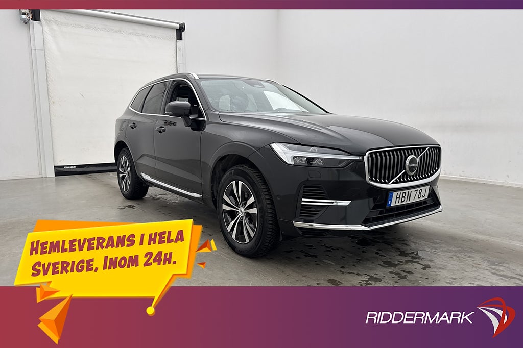Volvo XC60 Recharge T6 AWD 350hk MOMS Pano Skinn 360° P-Vä (HBN78J ...