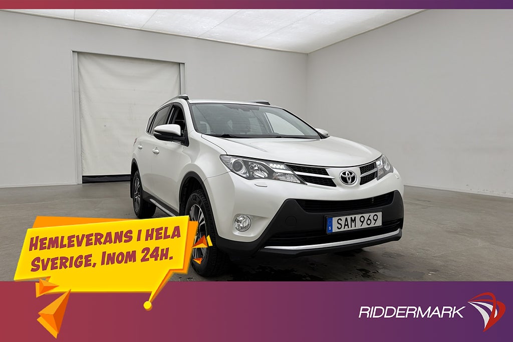 Toyota RAV4 2.0 151hk AWD Executive Dragkrok Kamera Skinn (SAM969) - Bytbil.com