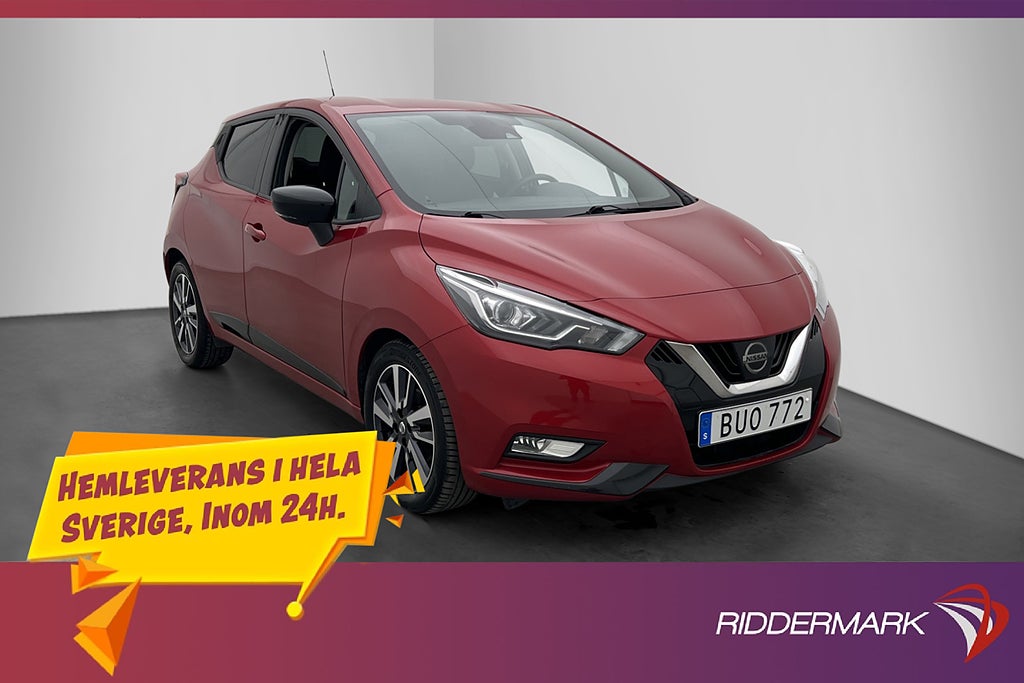 Nissan Micra 1.5 dCi 90hk Navi Keyless Farthållare 0,32L/m (BUO772) - Bytbil.com