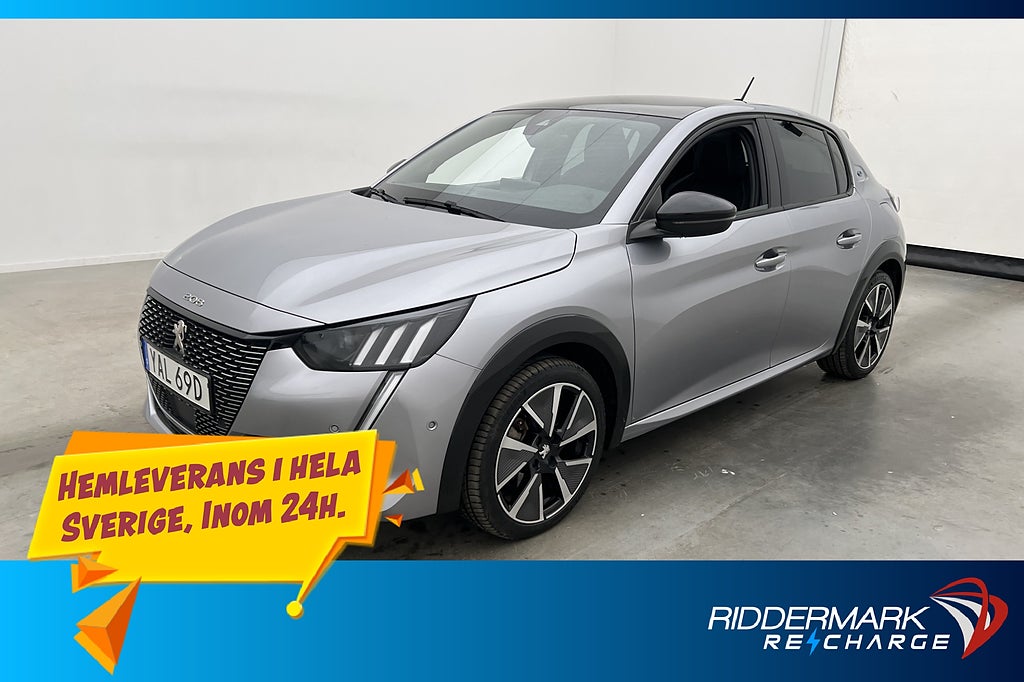 Peugeot E-208 136hk GT Pack Pano Kamera Navi Adaptiv-Farth (YAL69D ...