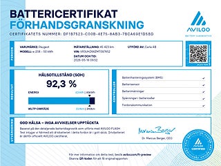 Peugeot E-208 GT Pack Kamera Adap.Fart Värmare (NRE21Y) - Bytbil.com