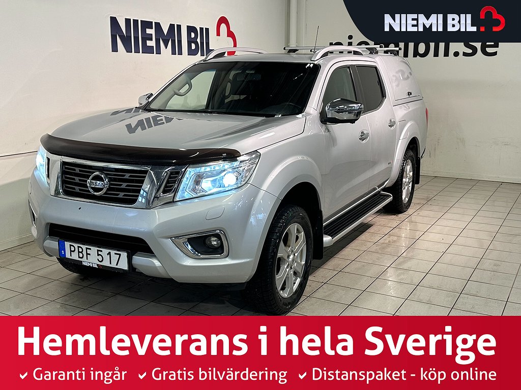 Nissan Navara Dubbelhytt 2.3 dCi 4WD S&Vhjul/Drag/Dvärm/Kåpa – Niemi Bil