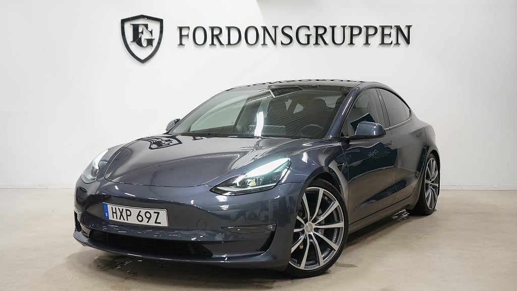 Tesla Model 3 Long Range AWD / Drag / AP / SE SPEC (HXP69Z) - Bytbil.com