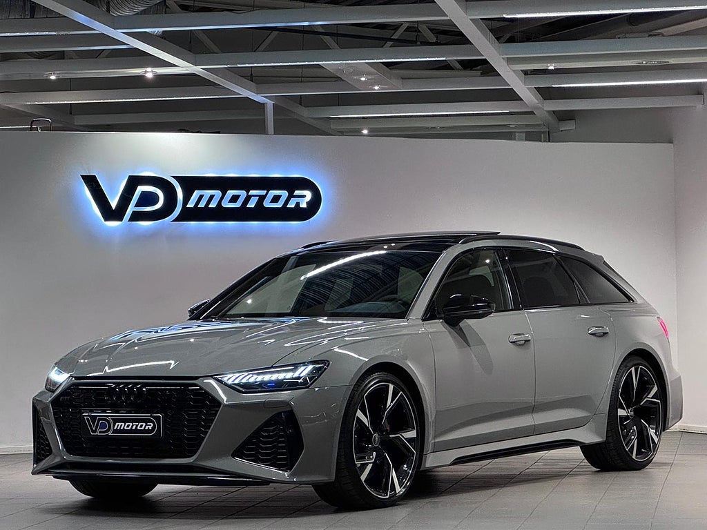 Audi RS6 Avant 4.0 Panorama Laser Carbon 360 B&O 600hk (-) - Bytbil.com