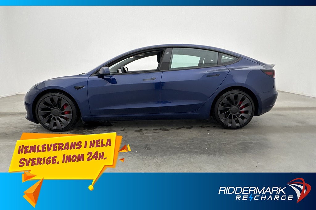 Tesla Model 3 Performance AWD Värmepump Autopilot Pano Ski (FER01A ...