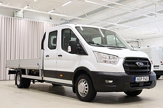 Ford Transit 500 Dubbelhytt 170HK Flak Drag Värmare Moms (AGP94D ...