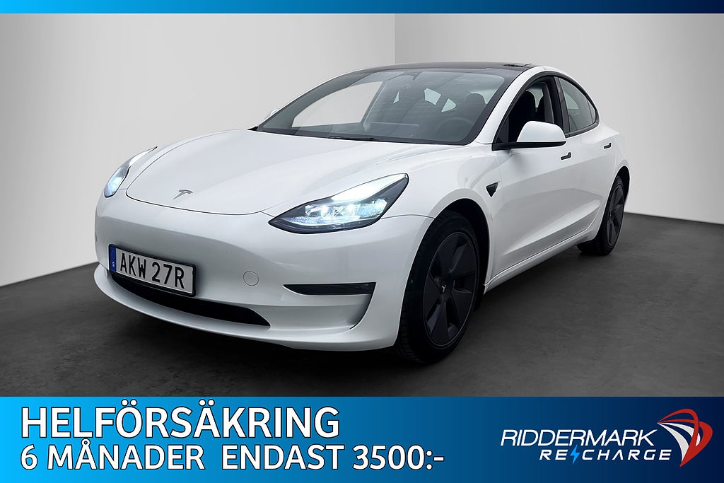 Tesla Model 3 Long Range AWD Dragkrok Svensksåld Autopilot (AKW27R ...