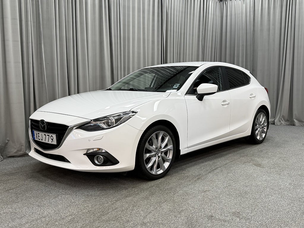 Mazda 3 Sport 2.0 SKYACTIV-G 165HK Optimum Skinn/Navi (XEJ779) - Bytbil.com