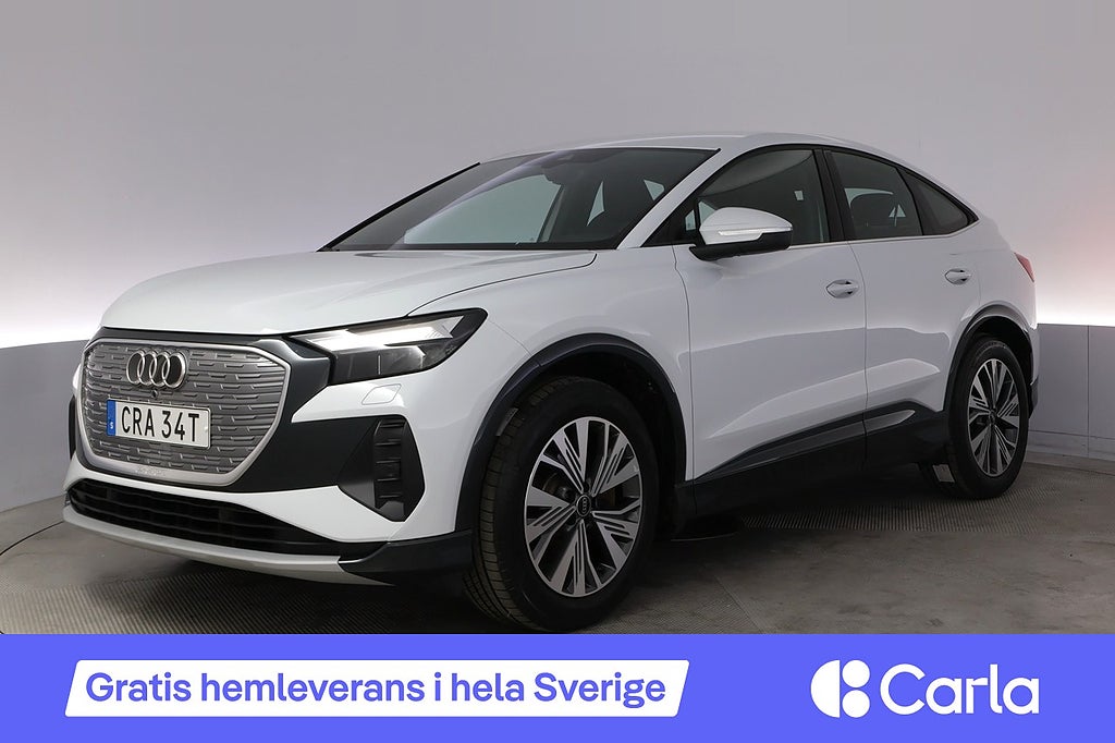 Audi Q4 40 Sportback e-tron Sport Edt. PDC LED Värmep. Dra (CRA34T ...