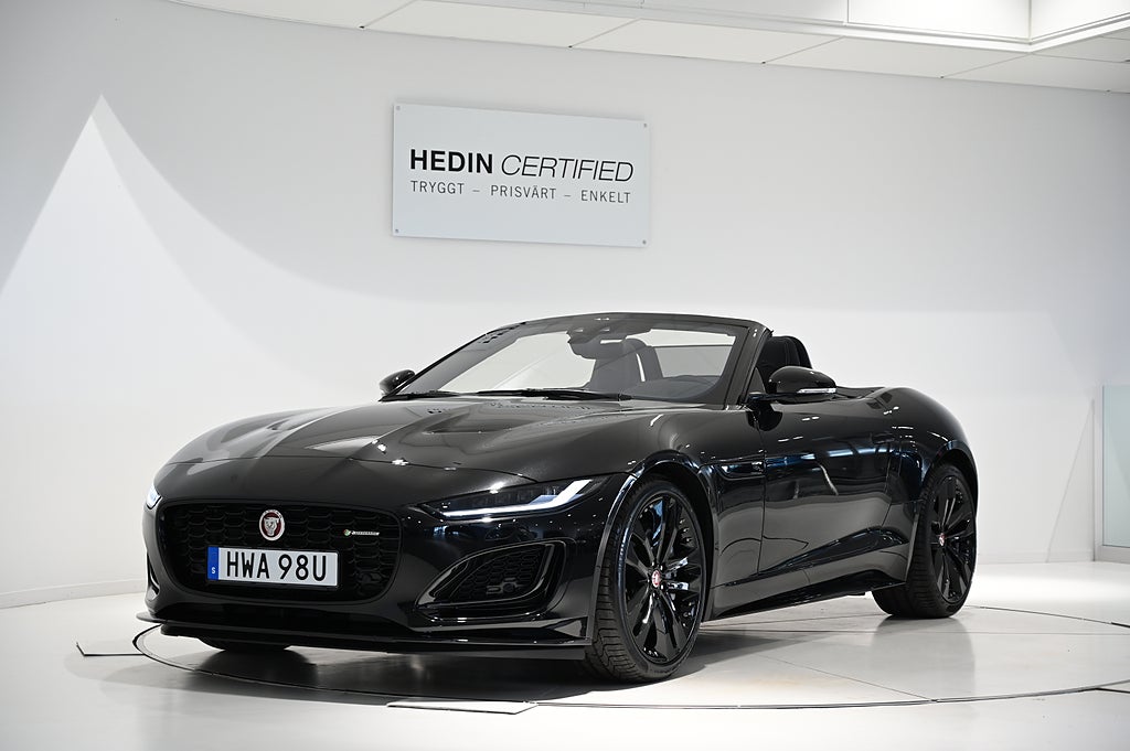 Till salu - Jaguar F-Type P300 Convertible Quickshift, 300hk, 2022 till ...