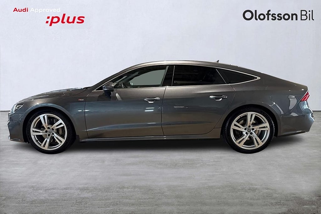 Audi A7 Sportback 55 TFSI quattro 340 HK Q S-LINE/360-K/DR (RZO375) - Bytbil.com